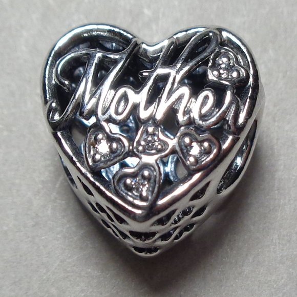 Pandora | Jewelry | Pandora Mother And Son Script Openwork Silver With ...